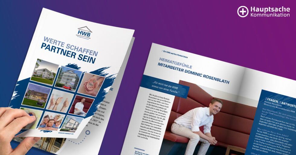HWB-Geschäftsbericht im Hybrid-Format | Hauptsache Kommunikation