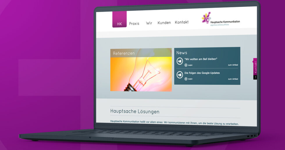 Wir relaunchen! | Hauptsache Kommunikation